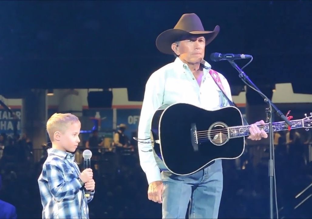 George Strait George Strait and Grandson Harvey’s Emotional “God and ...